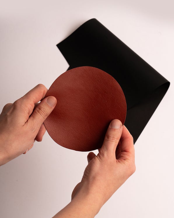 Flowers, rubber, and even rocks—this vegan leather blends biomaterials