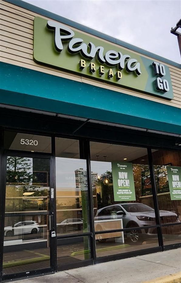 Panera's new, smaller restaurants are designed for city dwellers