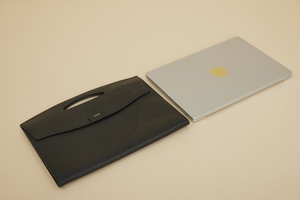 These laptop cases are made from the skin of invasive ocean predators