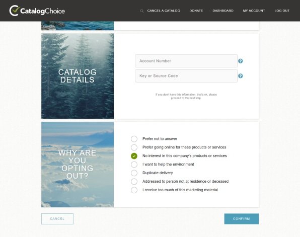 Stop junk mail, catalogs, and credit card offers