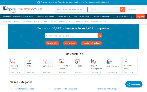 Best sites for finding a remote job