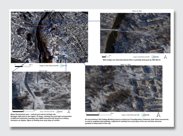 Russia's invasion of Ukraine is destroying culture and monuments. Here