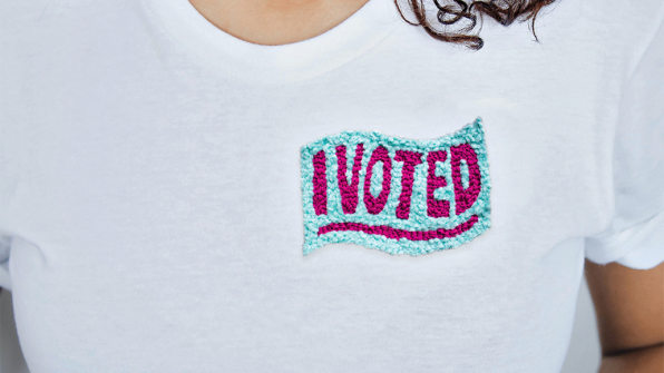 Six top design firms rethink the 'I Voted' sticker