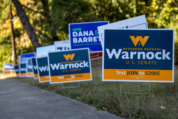Political signs are wasteful, bulky, and not all that effective, but c