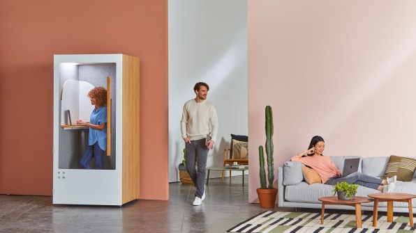 Zoom rooms became part of the office landscape this year