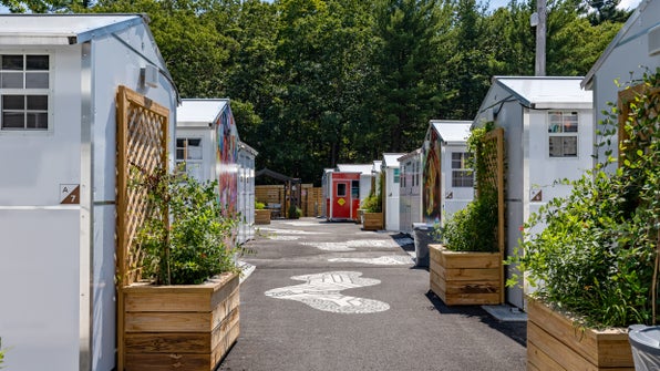 Birmingham sets up micro shelters for its chronically homeless populat