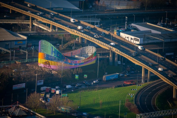 This boring power plant in North London is now a glorious work of art
