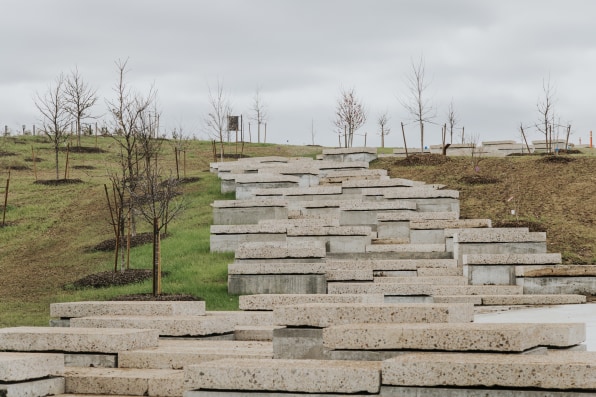 Houston covered its Memorial Drive highway with a park