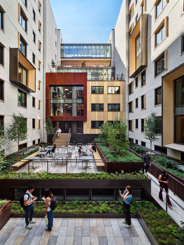 Renovating this 1930s 'doughnut' building meant losing space but gaini