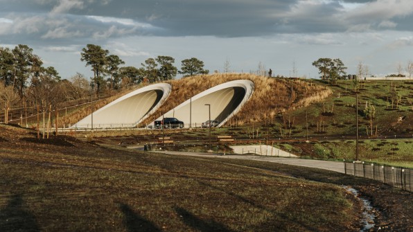 Houston covered its Memorial Drive highway with a park