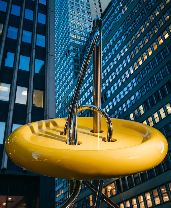 A clever redesign saved NYC's Button and Needle sculpture from collaps