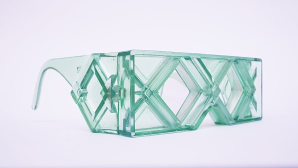 These Wild Eyeglasses Celebrate Super-Thick Lenses