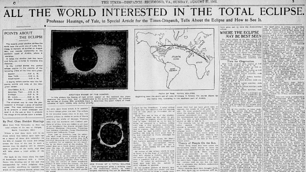 This Is How Designers Visualized The Last Full Eclipse 99 Years Ago