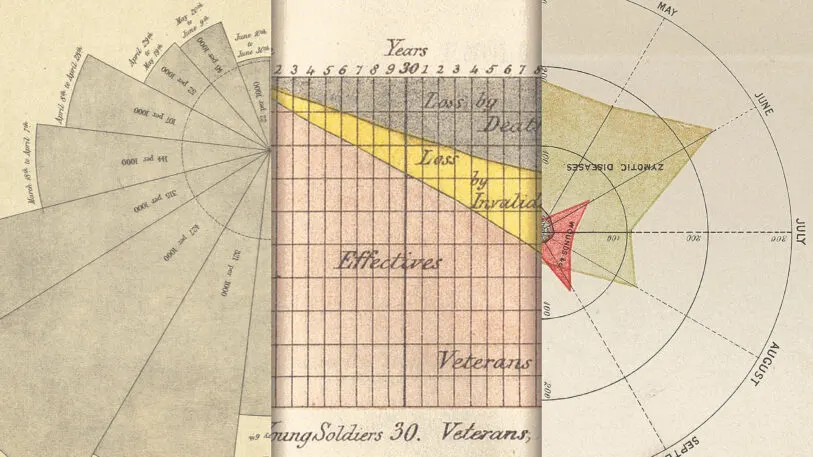Nightingale Wedge Diagram DataViz History: Diagram Of The Causes Of